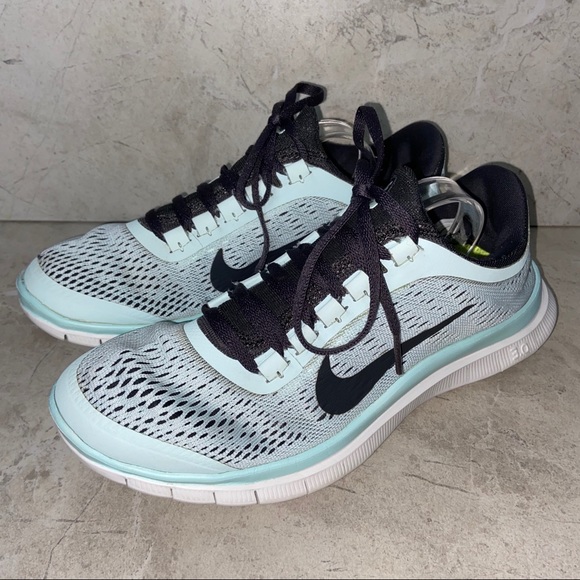 Nike | Shoes | Nike Free 3 Light Blue And Black | Poshmark